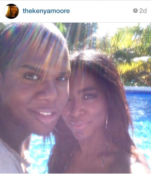 Who Did Kenya Moore Vacay In Mexico With Plus Kenya Flaunts Her Bikini Bod