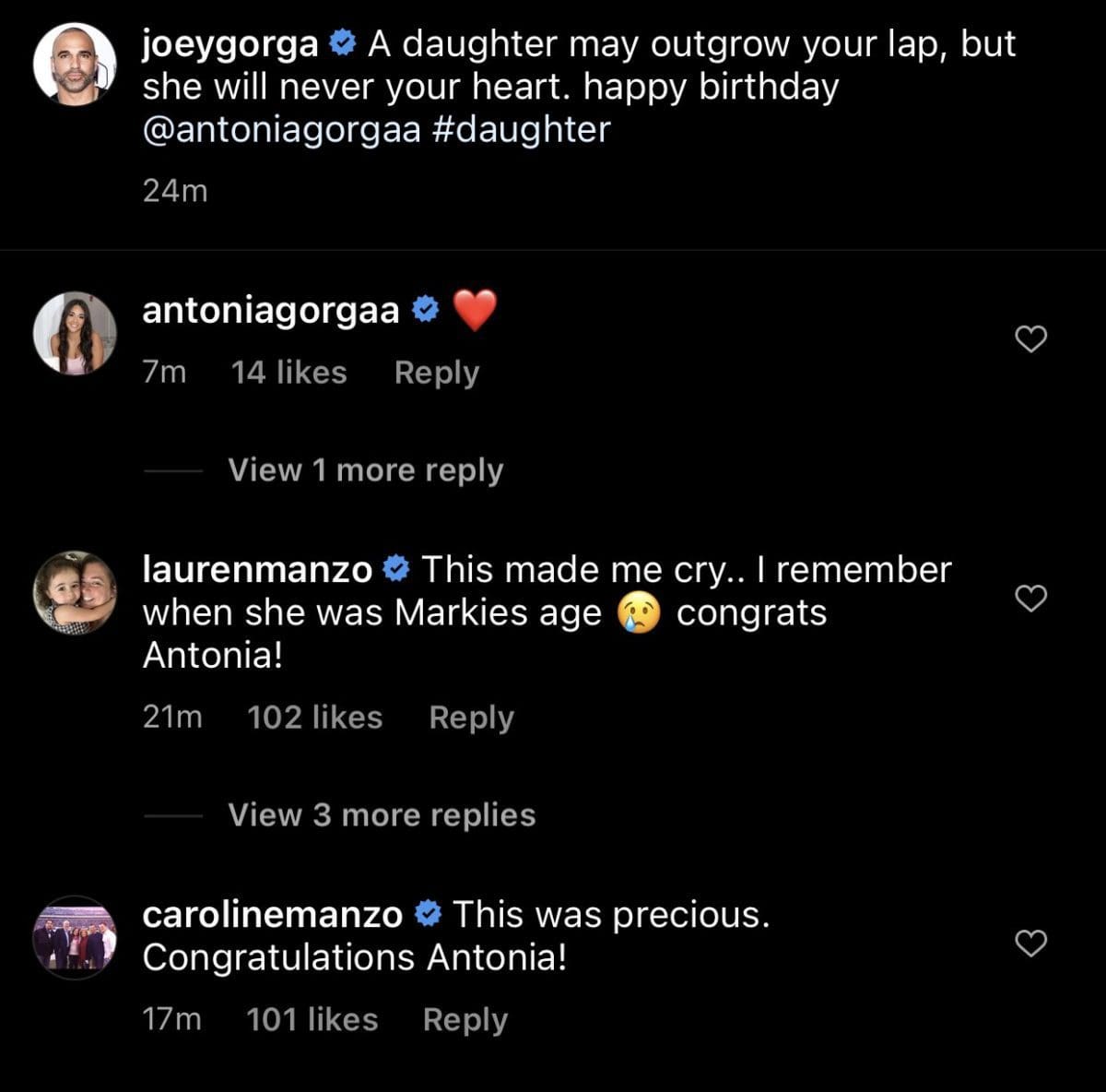 The Manzos Seem to be Reconnecting With the Gorgas Amid Their Family ...