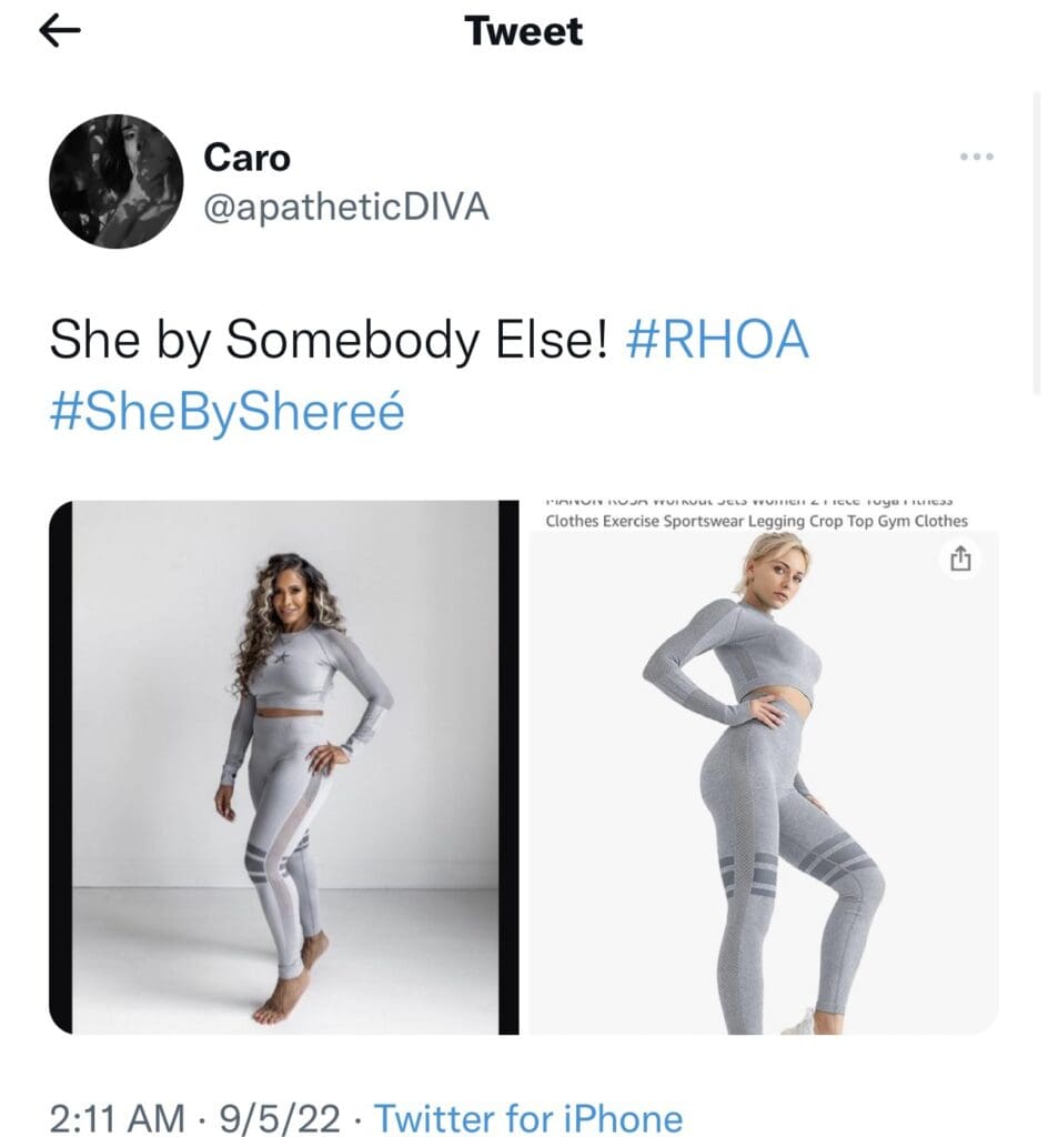 RHOA Fans Mock and Slam Sheree Whitfield For Selling Clothes from Shein ...