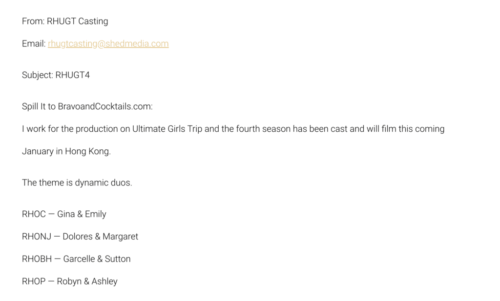 Meet the Rumored Cast for Season 4 of the RHUGT