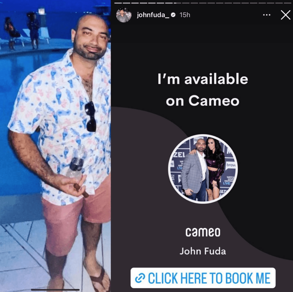 John Fuda Brags About Growing Fame and Joins Cameo